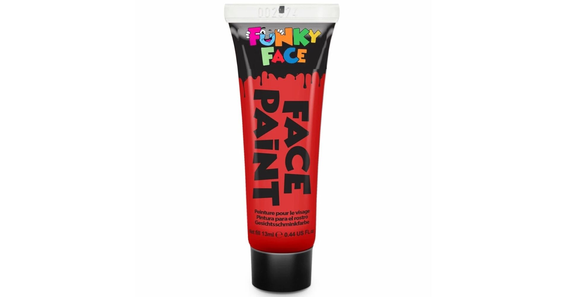 Piros tubusos arc- és testfesték, 12ml - Arc és testfestékek