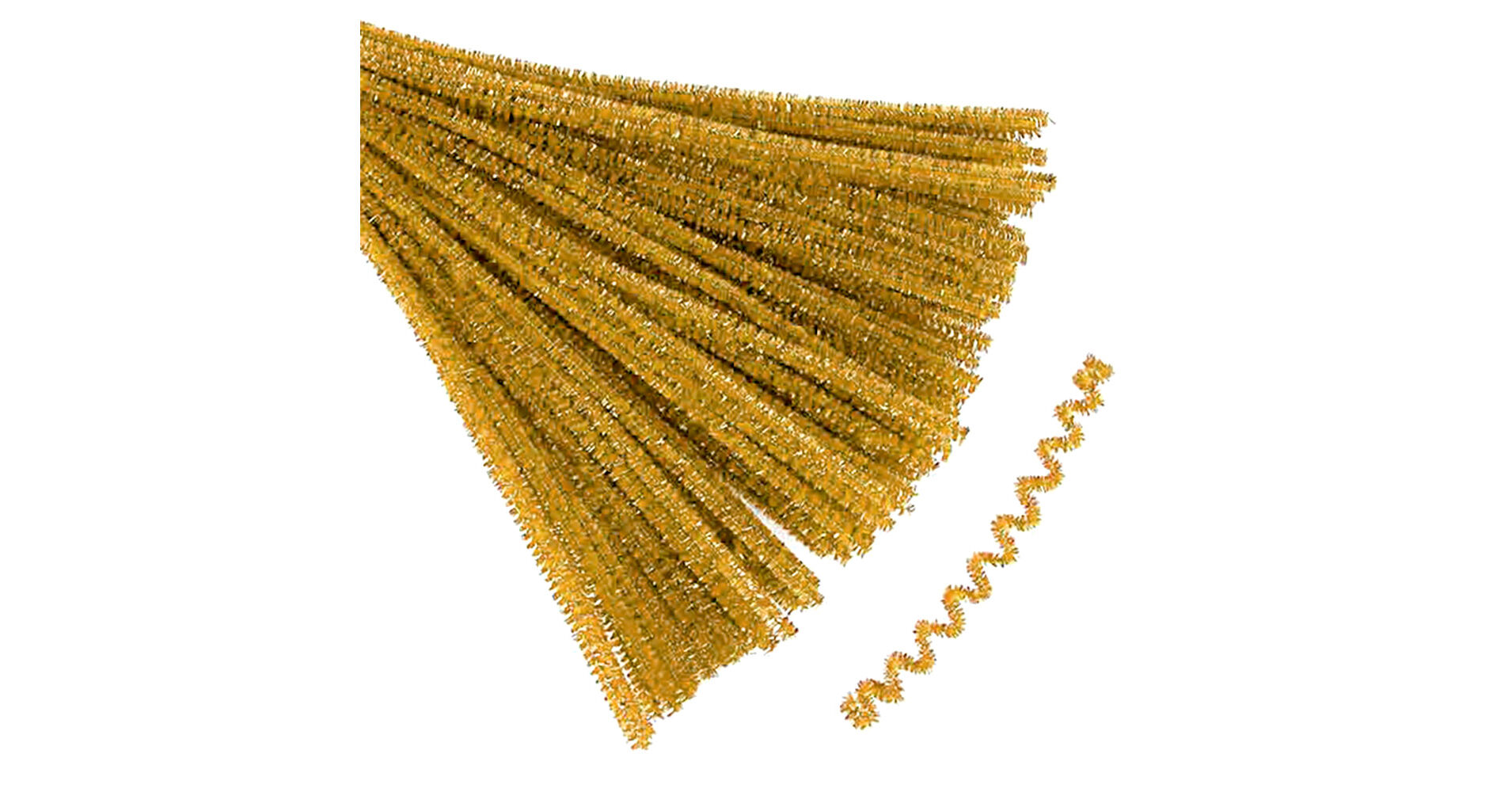 Zsenília 8mmx50cm, 10db METÁL-ARANY - Zsenília